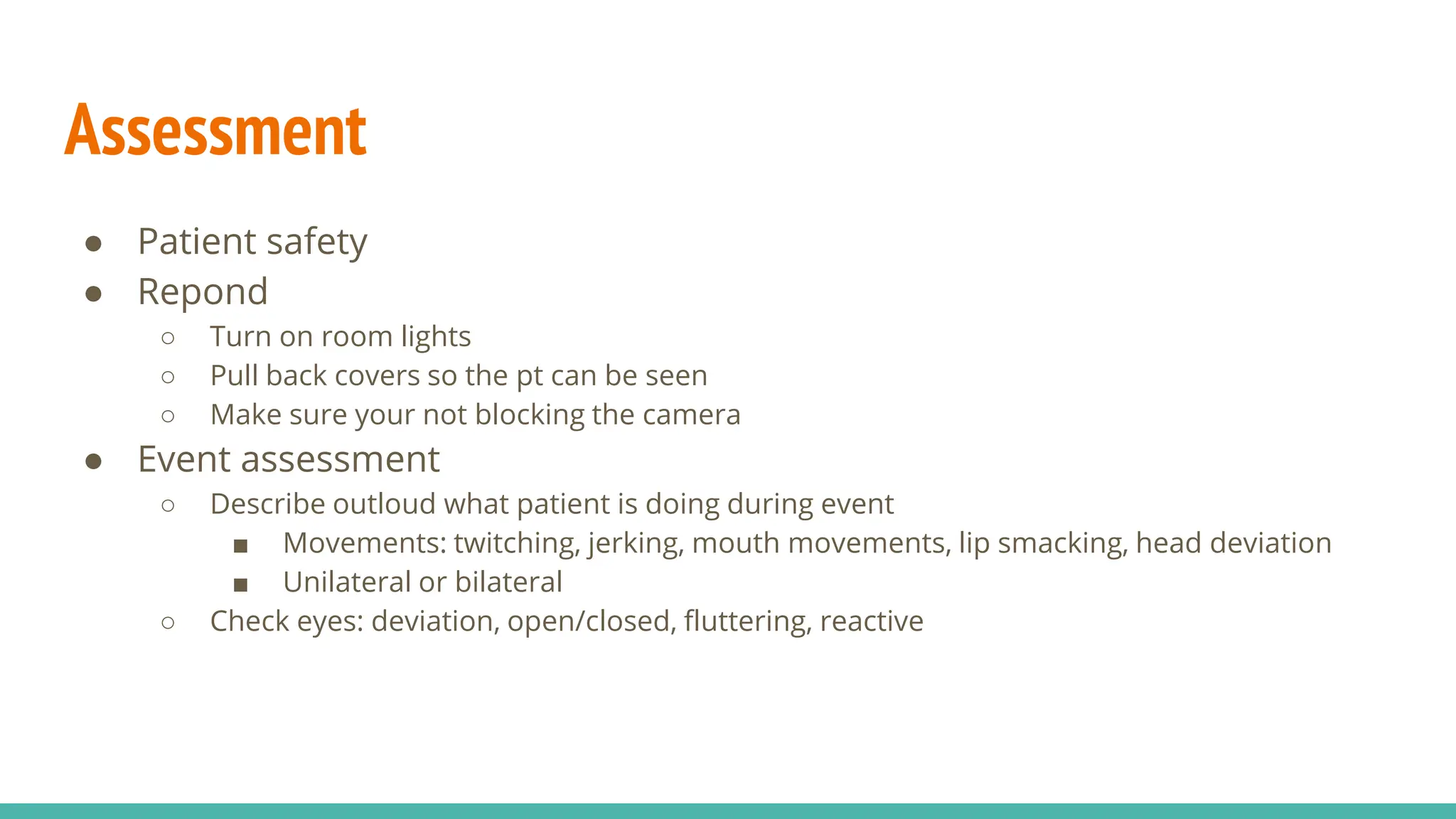 Epilepsy Monitoring Unit (EMU) protocols.pptx