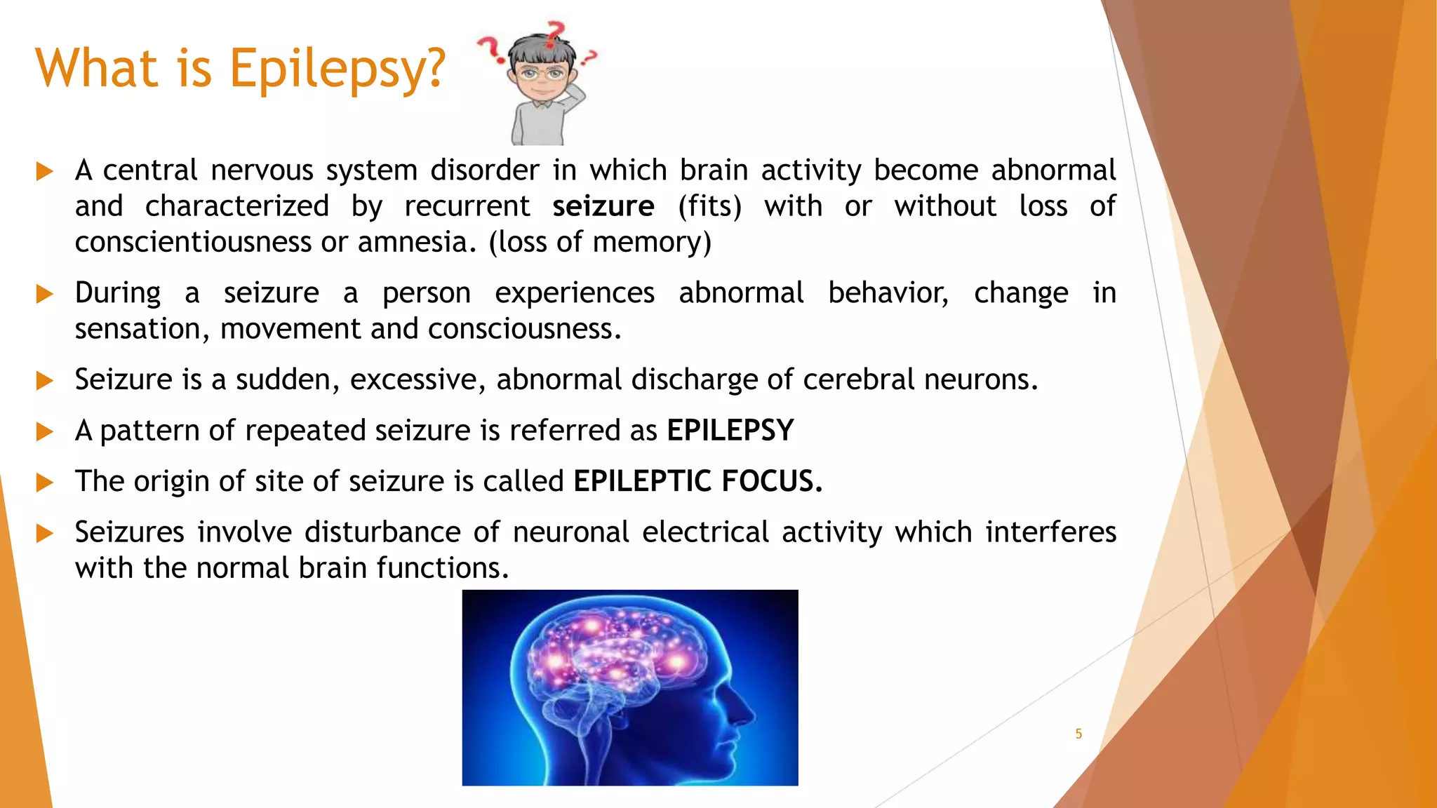 Epilepsy: Introduction, Classification, Pathophysiology and Treatment ...