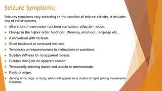 Epilepsy: Introduction, Classification, Pathophysiology and Treatment ...