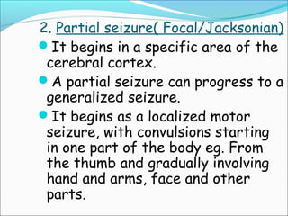 Epilepsy and its management. | PPT