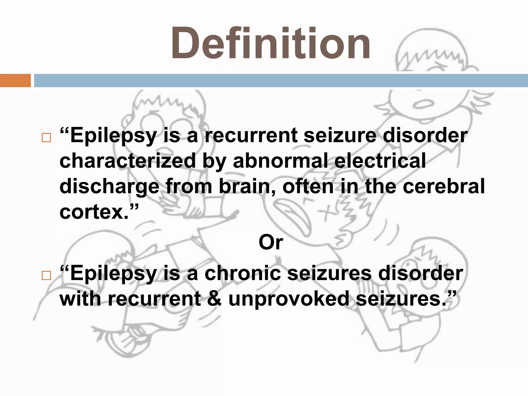 Epilepsy ppt | PPTX
