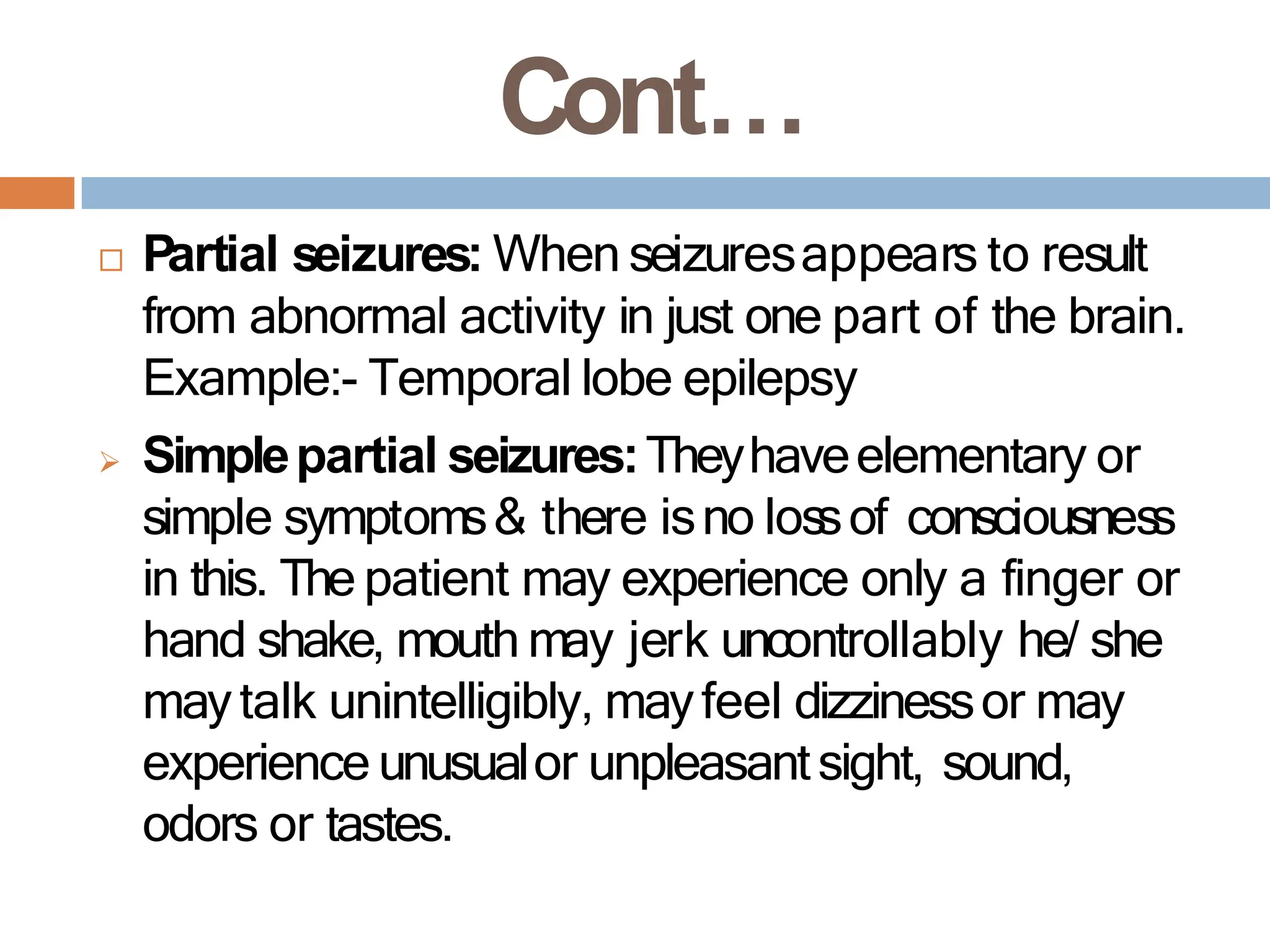 EPILEPSY For Medical Students And Health care | PPTX