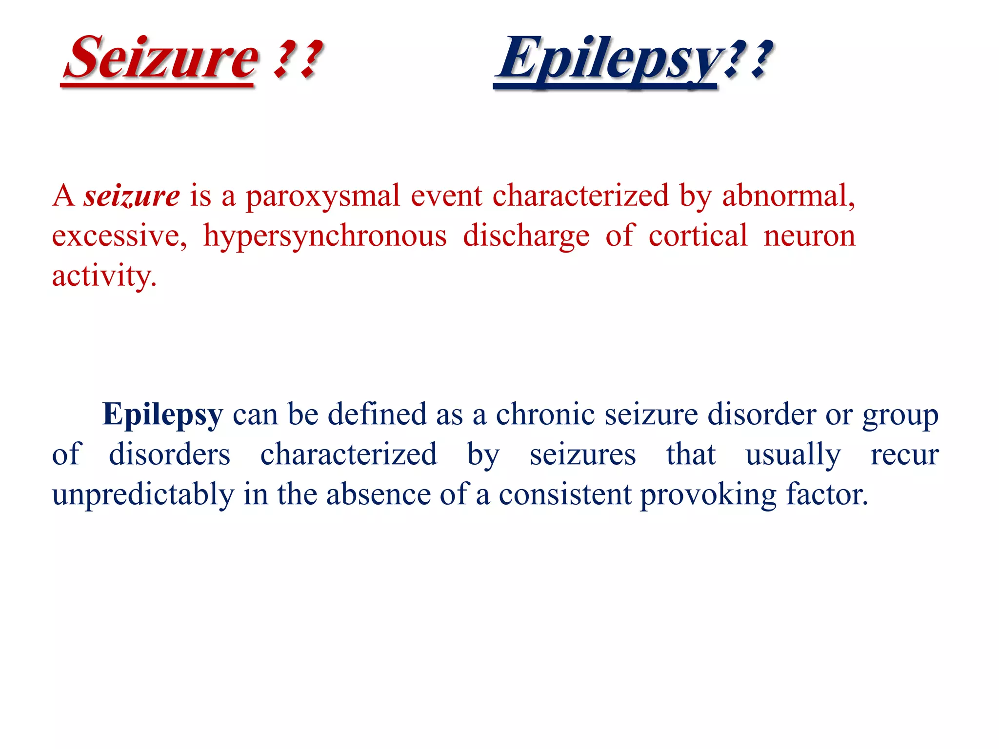 Epilepsy | PPTX