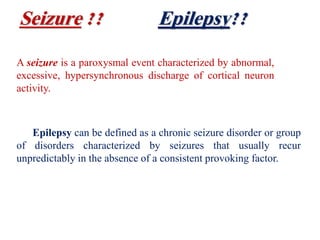 Epilepsy | PPTX