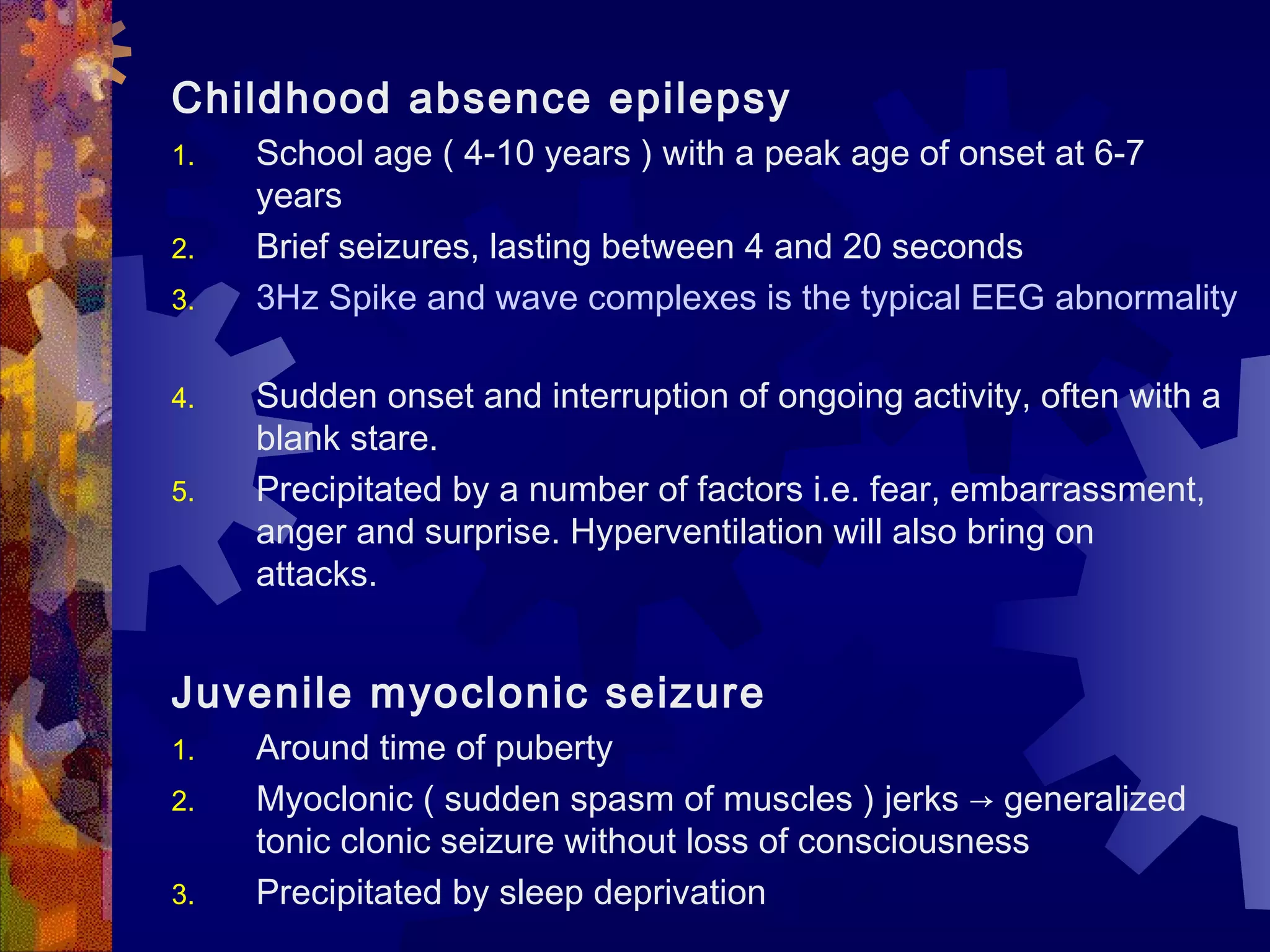 Epilepsy - Overview and Common Facts | PPT