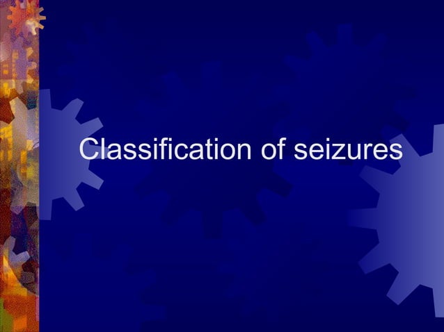 Epilepsy - Overview and Common Facts | PPT