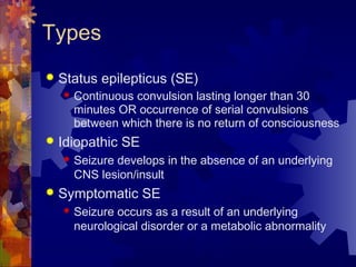 Epilepsy - Overview and Common Facts | PPT