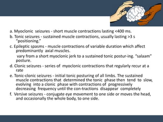 Epilepsy recent classification and definitions, dr. amit vatkar ...