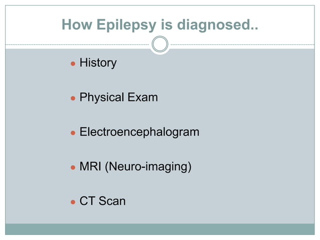 Epilepsy Management | PPT