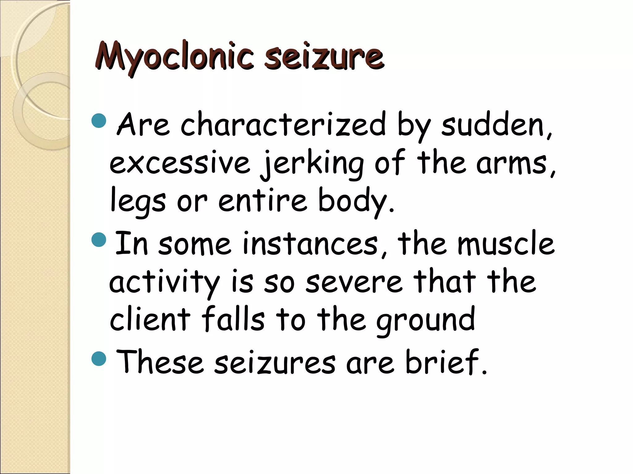 Epilepsy (seizure disorder) | PPT