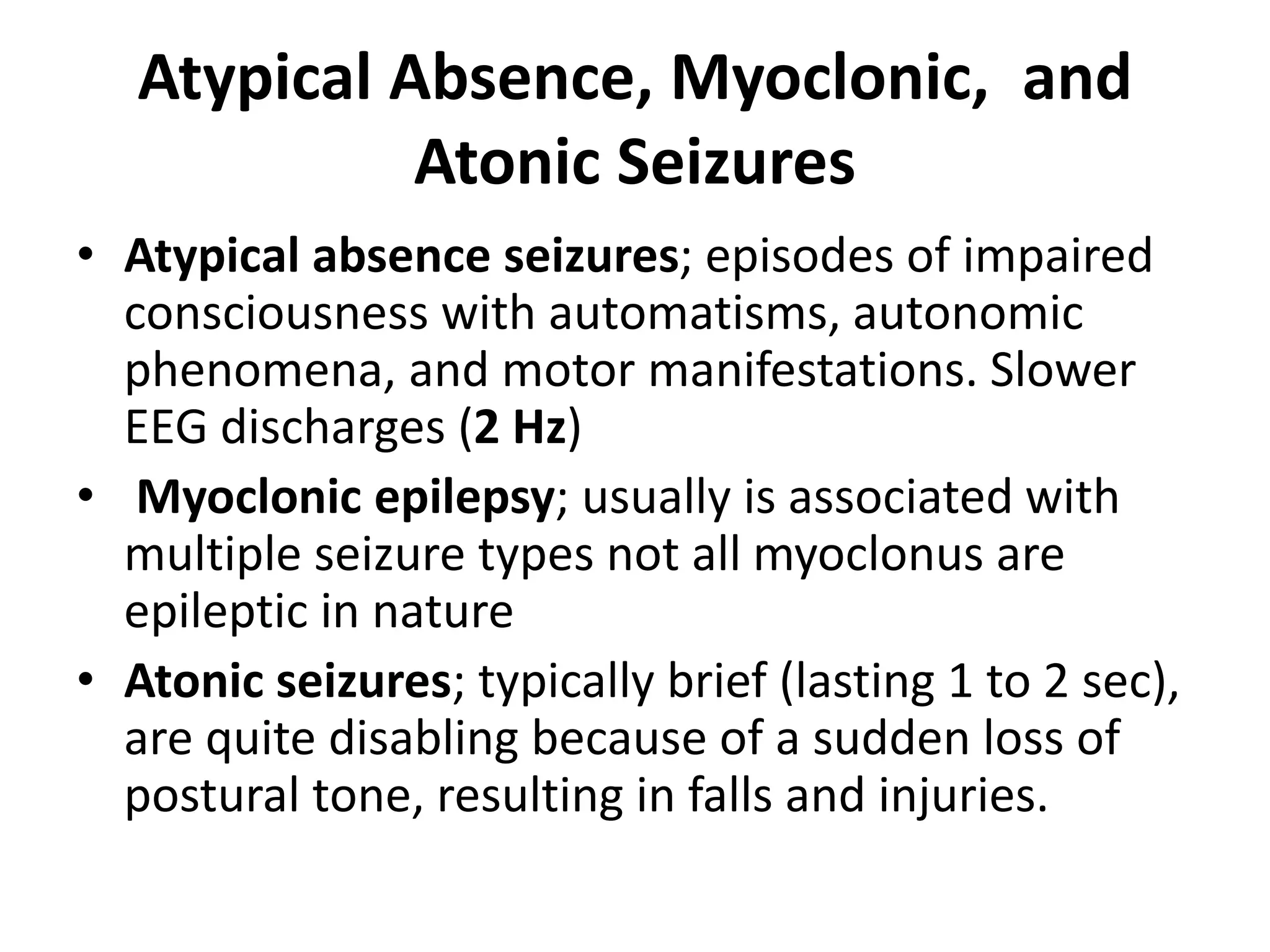 Epilepsy and seizure disorders in children | PPTX