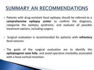 Epilepsy surgery | PPTX