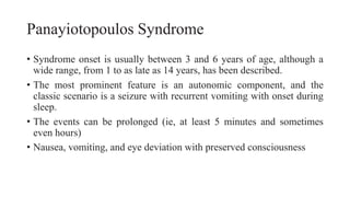 Epilepsy syndromes in Children | PDF