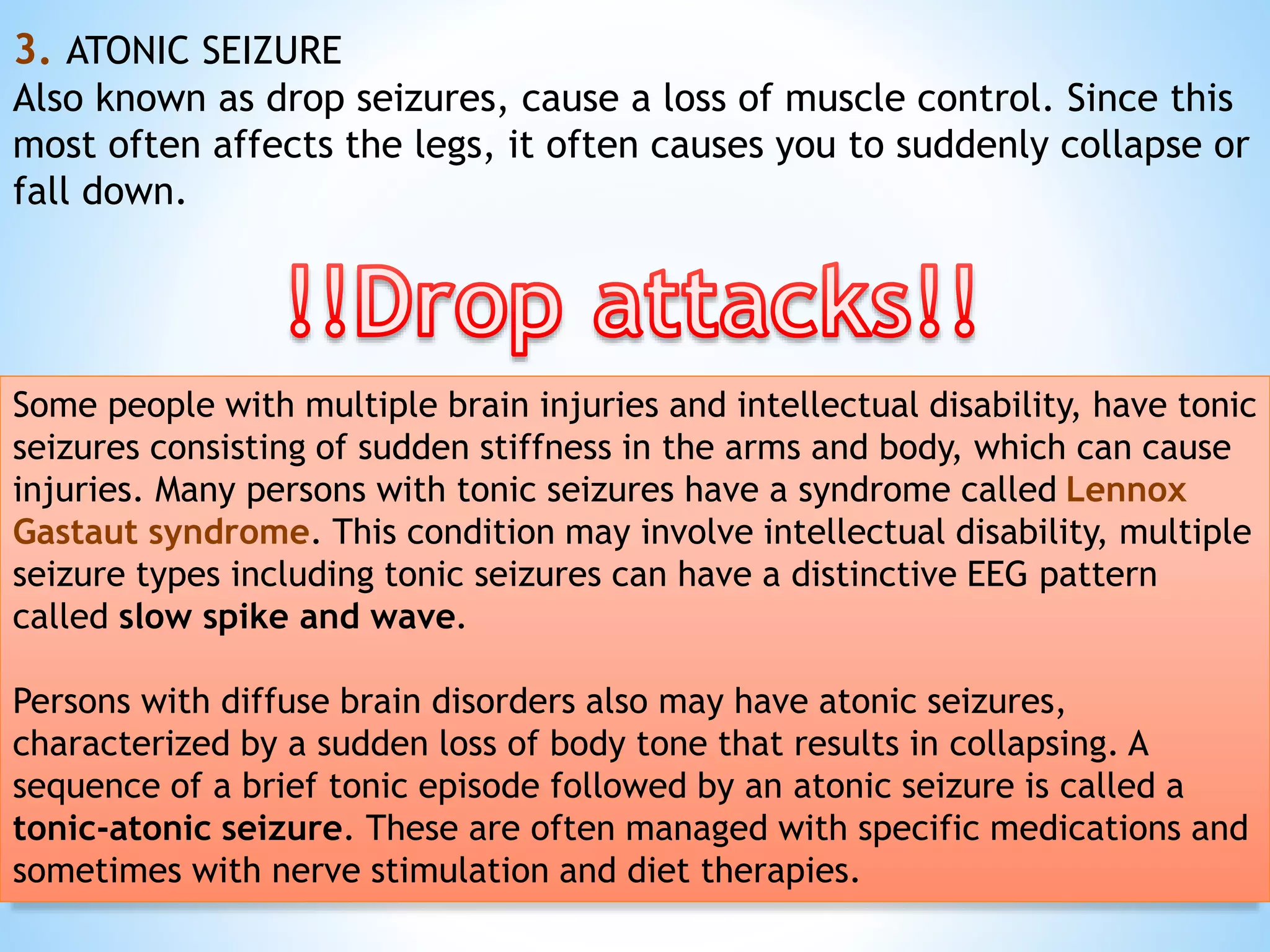 Epilepsy Types | PPTX