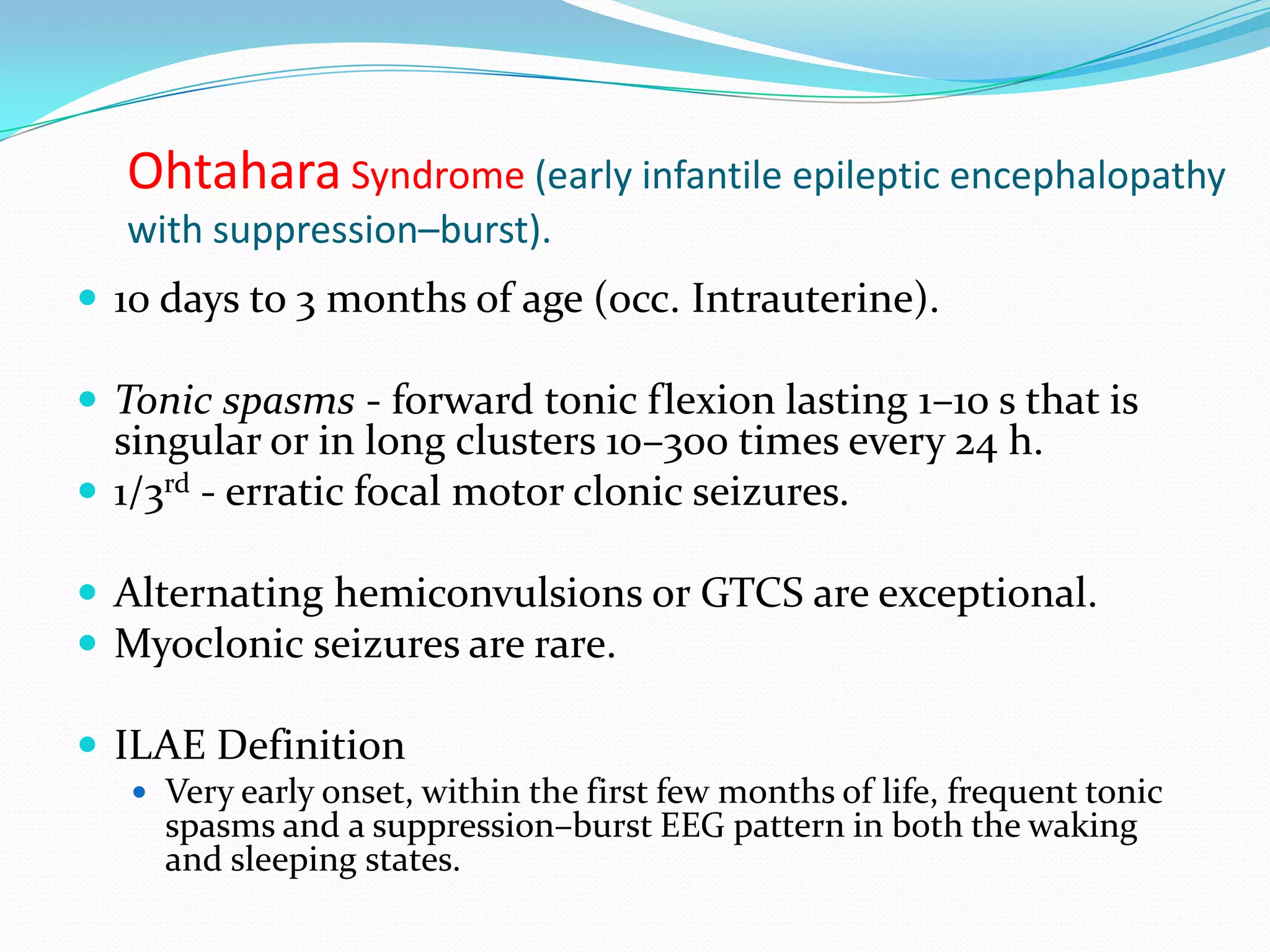Epileptic encephalopathy -EEG | PPT