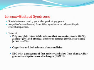 Epileptic encephalopathy -EEG | PPT