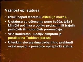 Epileptički status | PPT