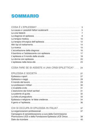 Guida alle Epilessie | PDF