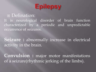 Epilesy | PPTX