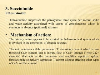 antiepileptic drugs classification | PPTX