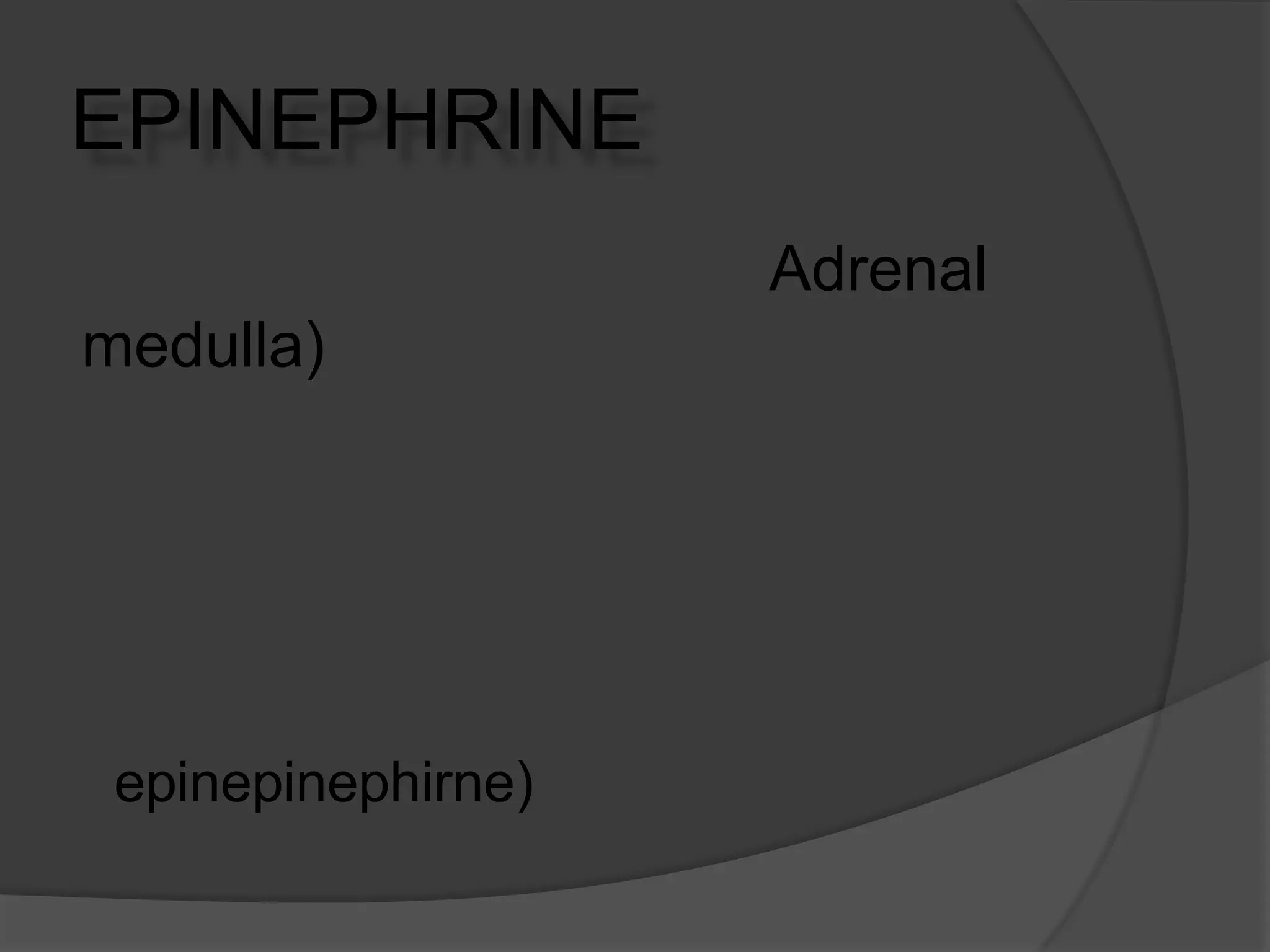 Epinephrine | PPTX