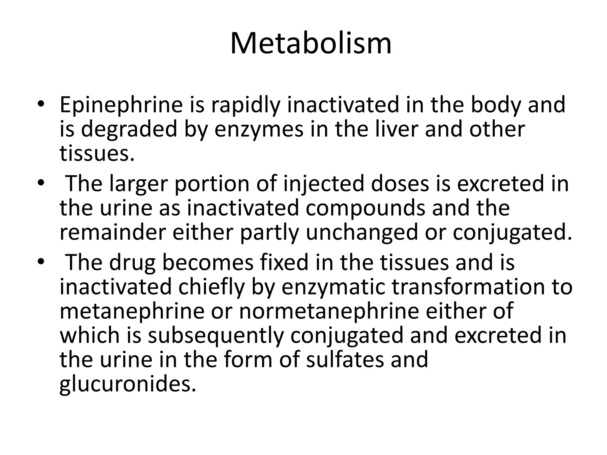 Epinephrine | PPTX