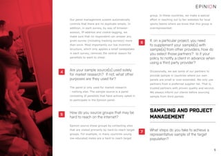 Epinion ESOMAR 28 questions | PPT