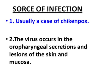 EPIDEMIOLOGY OF CHICKEN POX | PPTX