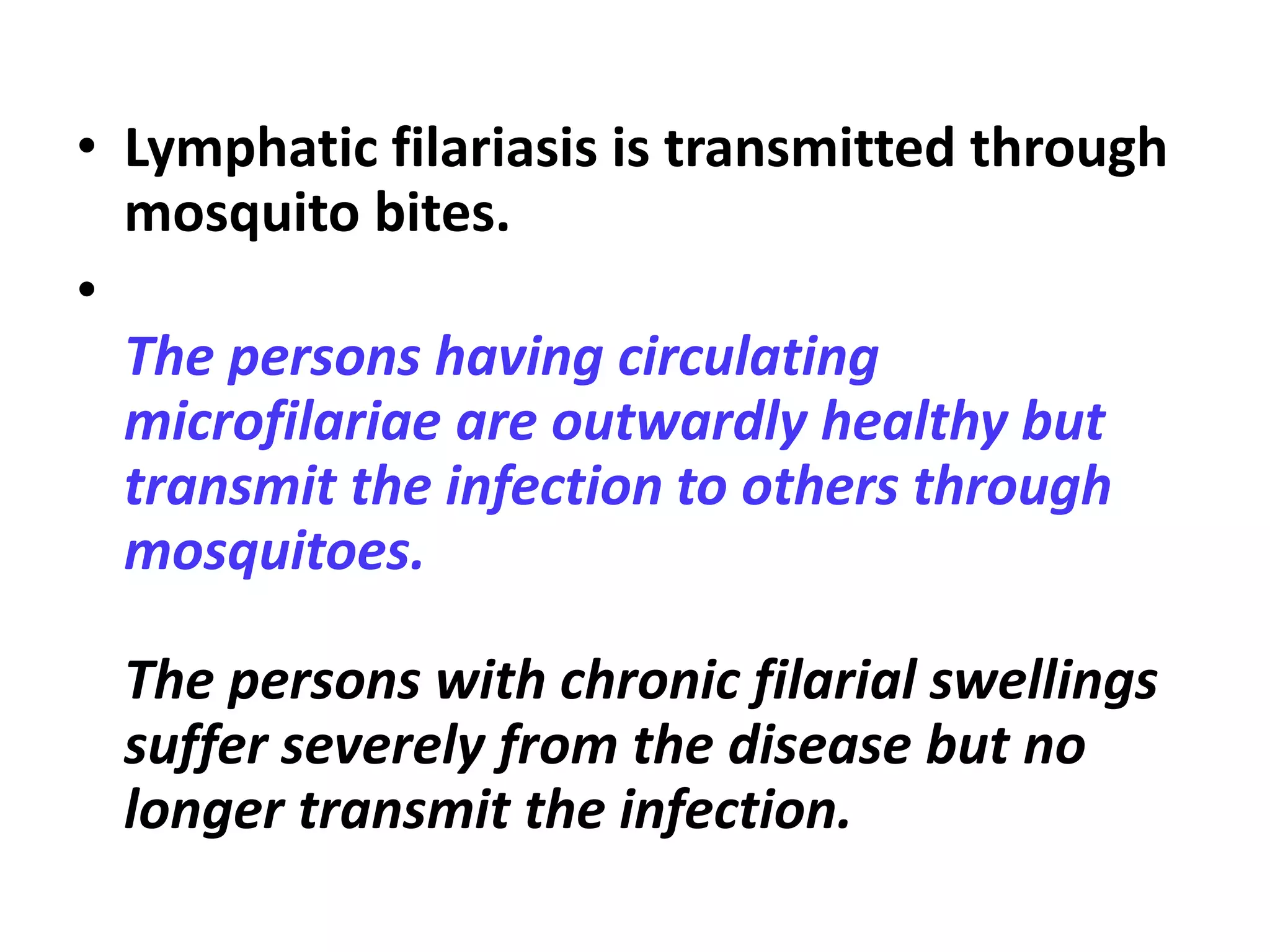 EPIDEMIOLOGY OF FILARIASIS | PPTX