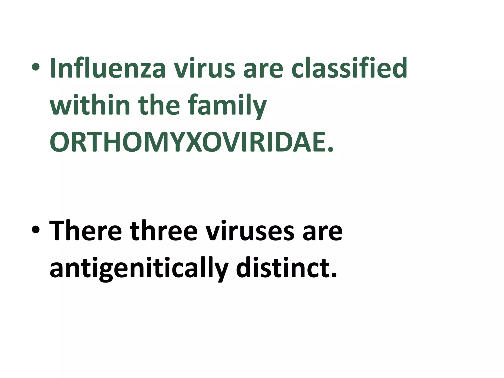 EPIDEMIOLOGY OF INFLUENZA | PPTX