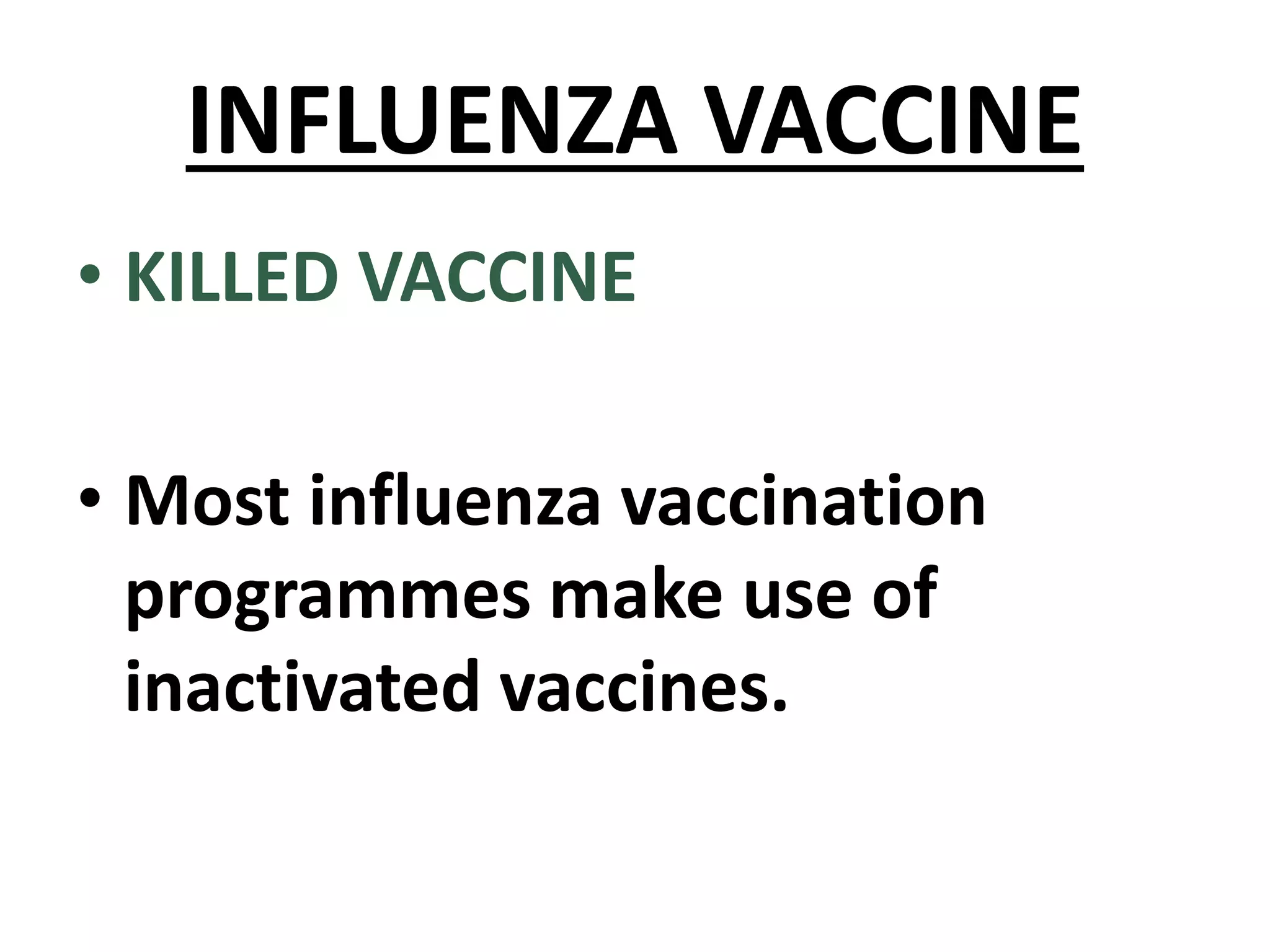 EPIDEMIOLOGY OF INFLUENZA | PPTX