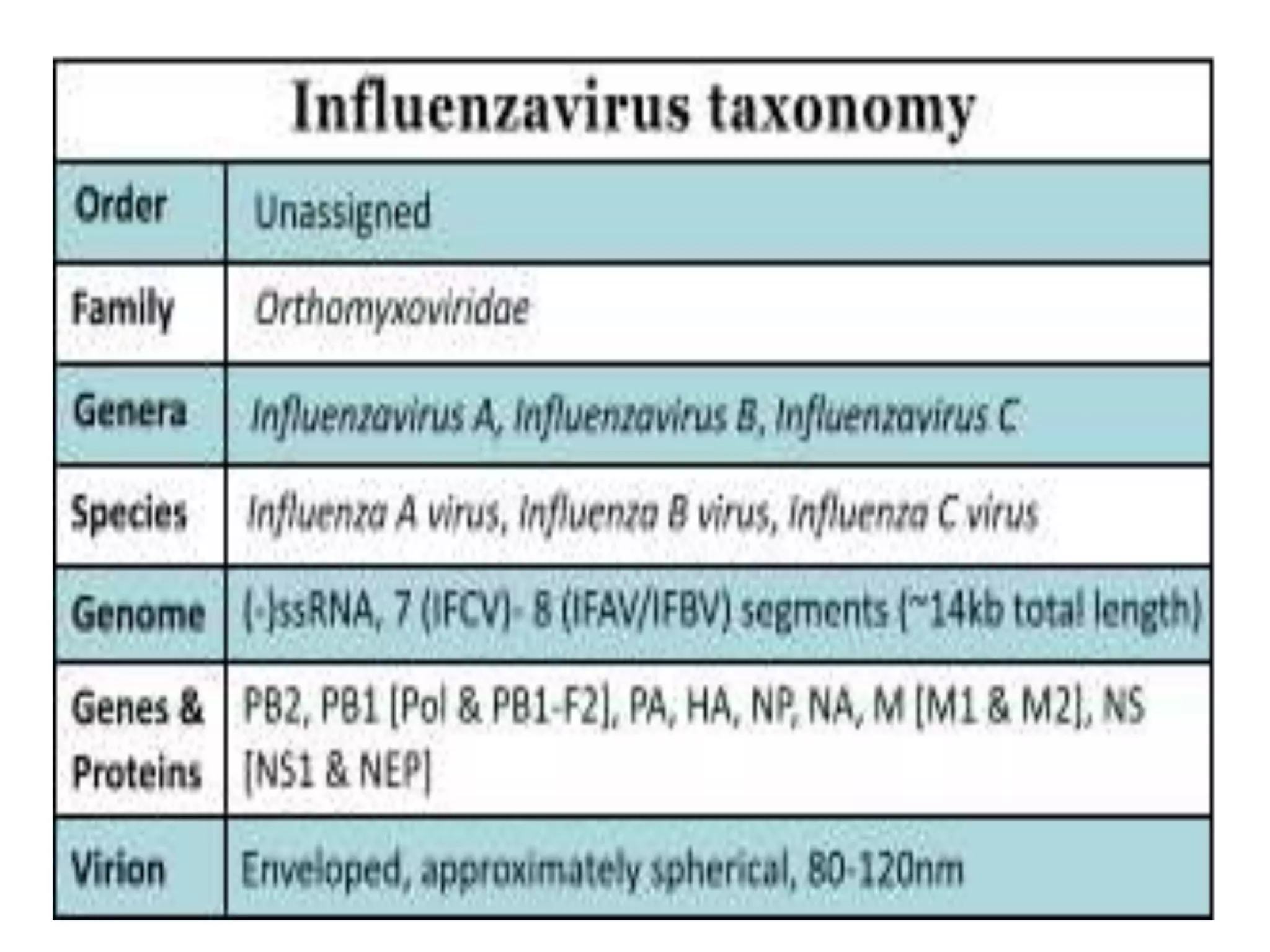 EPIDEMIOLOGY OF INFLUENZA | PPTX