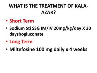 EPIDEMIOLOGY OF KALAAZAR | PPTX