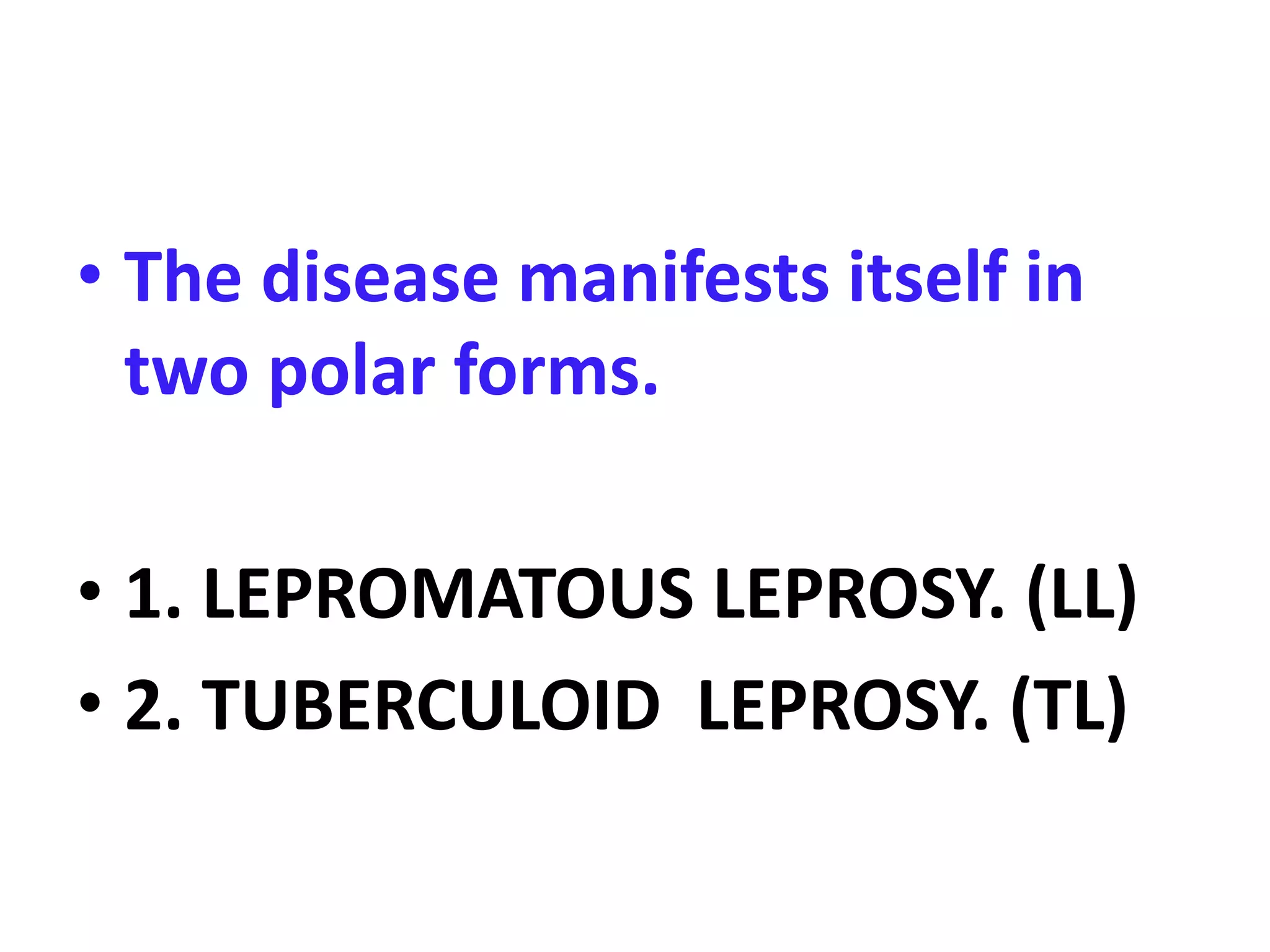 EPIDEMIOLOGY OF LEPROSY | PPTX