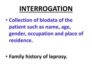 EPIDEMIOLOGY OF LEPROSY | PPTX
