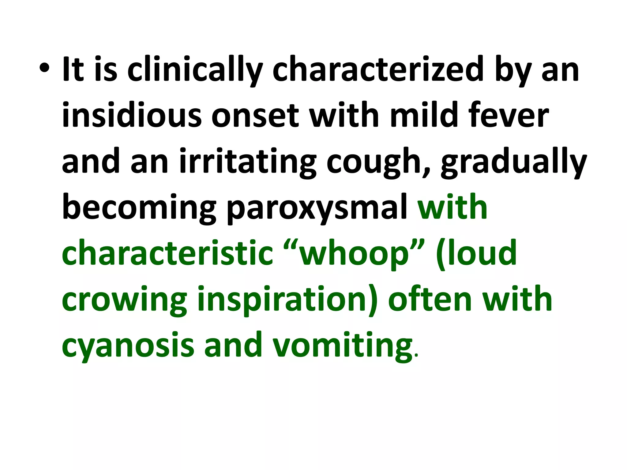 EPIDEMIOLOGY OF PERTUSSIS | PPTX