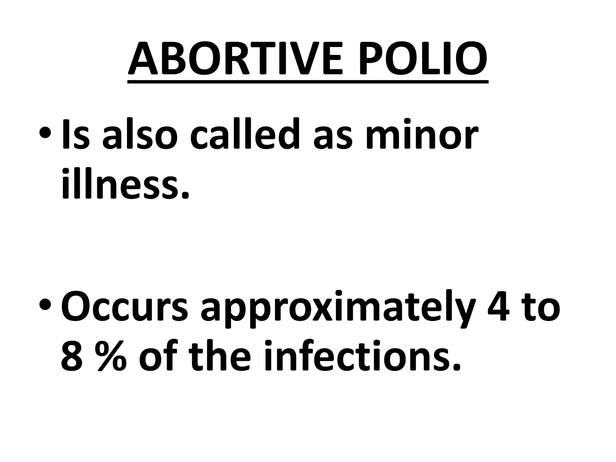 EPIDEMIOLOGY OF POLIO | PPTX