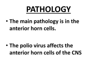 EPIDEMIOLOGY OF POLIO | PPTX