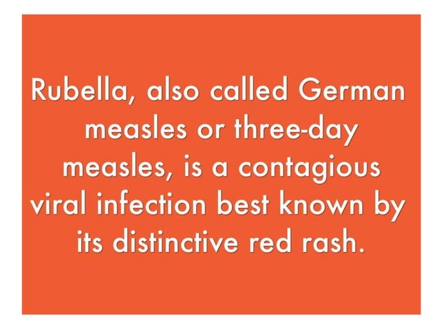EPIDEMIOLOGY OF RUBELLA | PPTX | Pregnancy | Reproductive Health