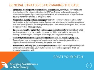 Tools to Advocate for Support from your Employer to Attend EPIP ...