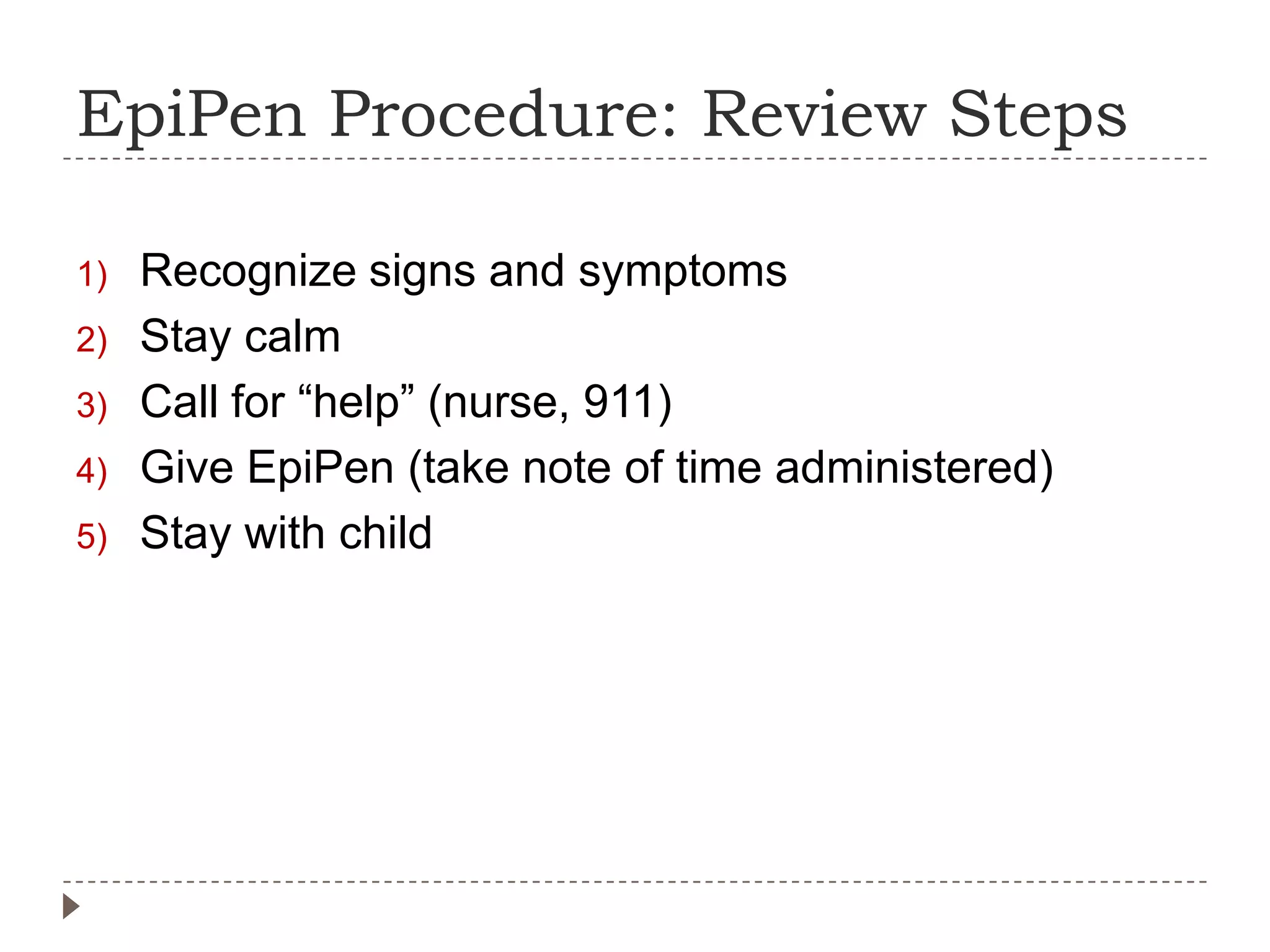 Anaphylaxis and EpiPen | PPTX
