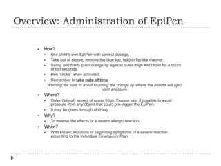 Anaphylaxis and EpiPen | PPTX