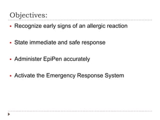 Anaphylaxis and EpiPen | PPTX