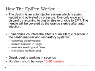 Anaphylaxis and EpiPen | PPTX