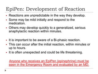 Anaphylaxis and EpiPen | PPTX