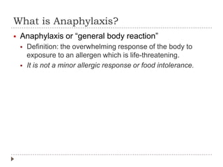 Anaphylaxis and EpiPen | PPTX