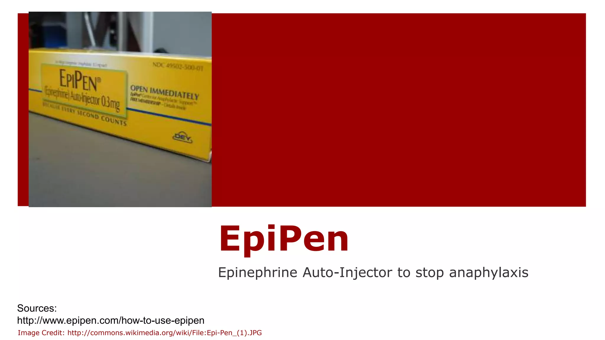 Epinephrine Autoinjector | PPTX