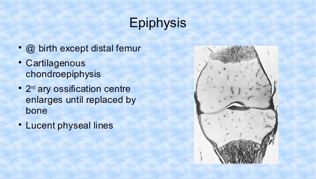 Epiphyseal injury