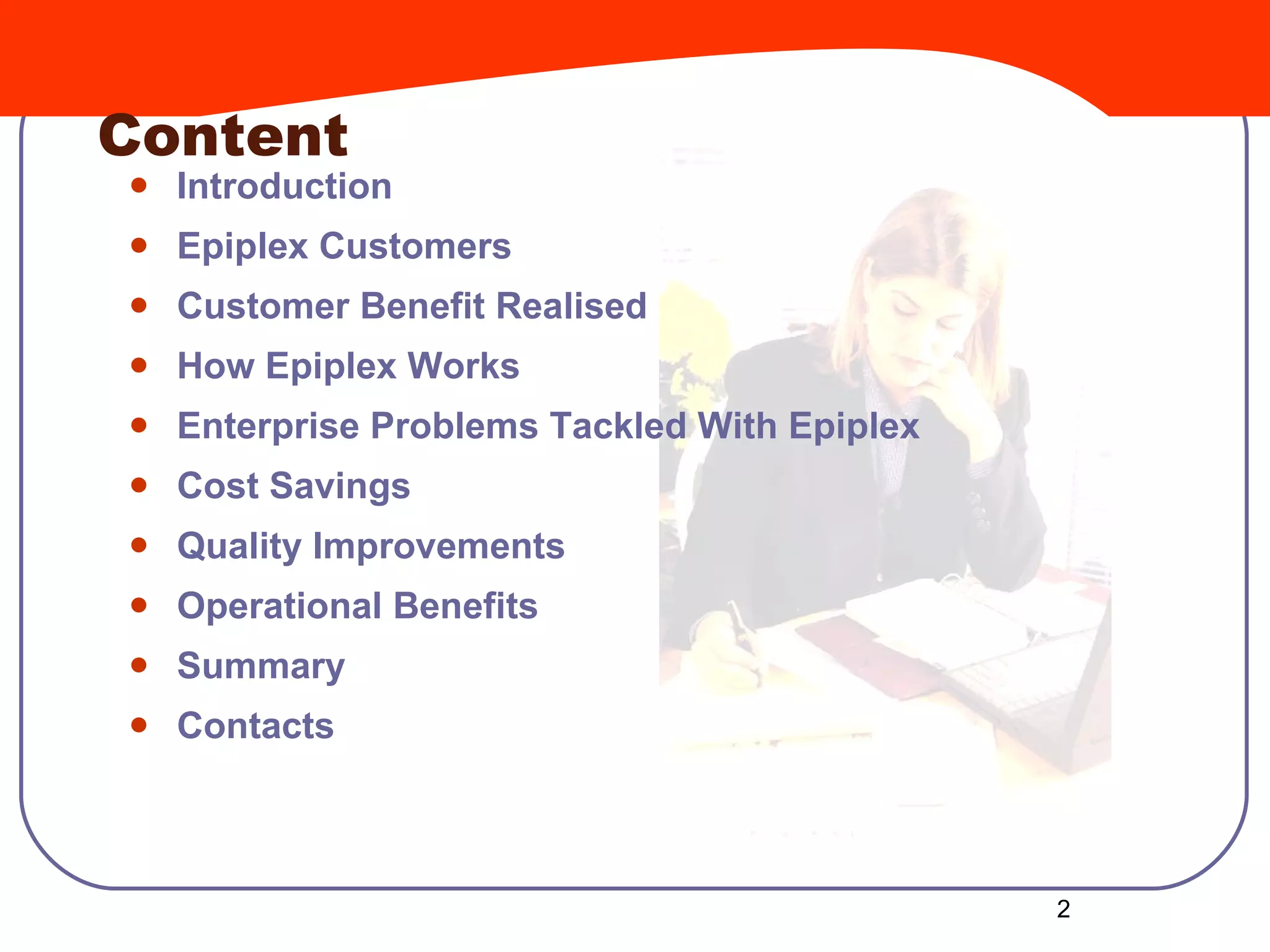 Epiplex Introduction Brief | PPT