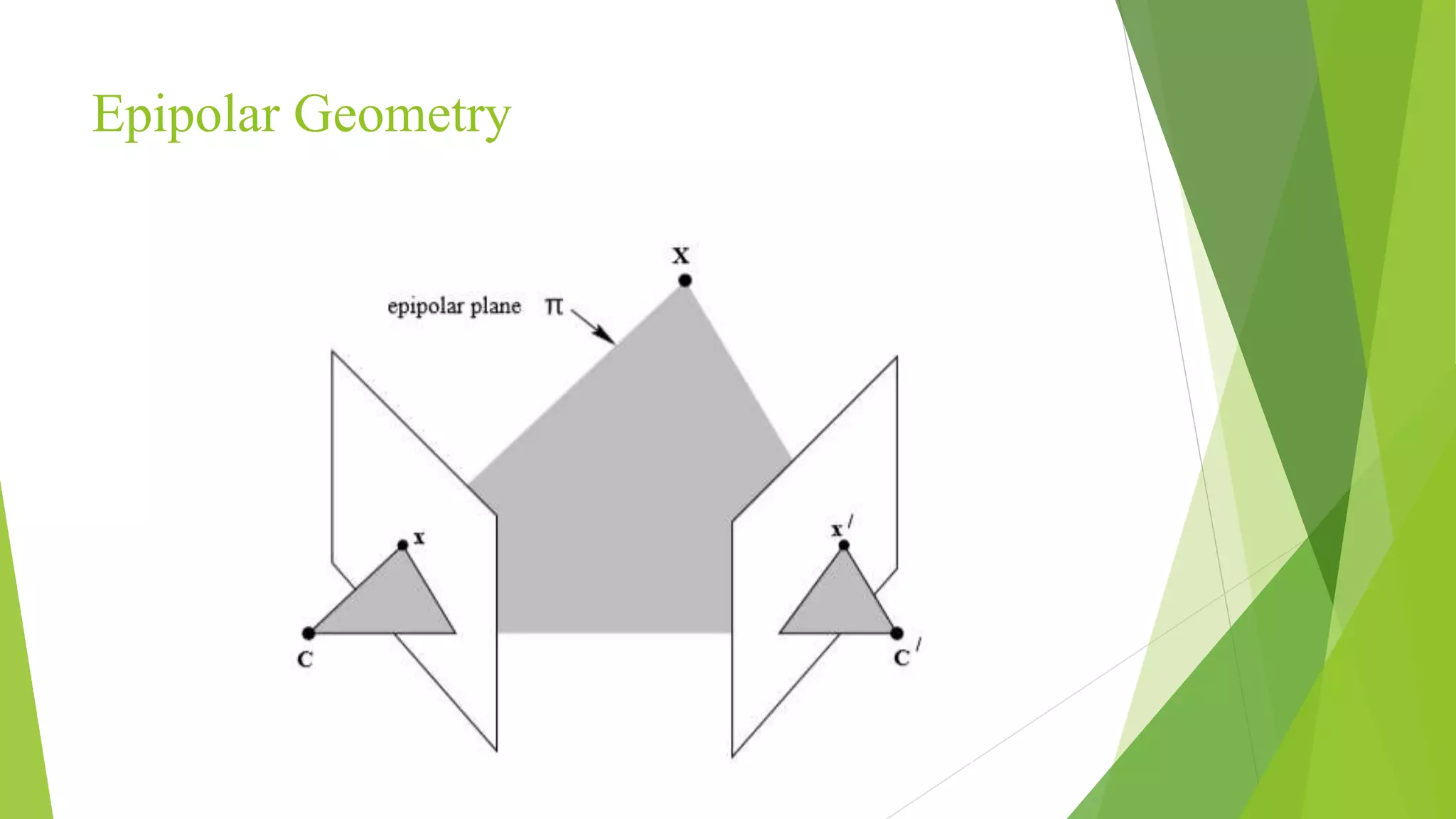 Epipolar geometry | PPTX